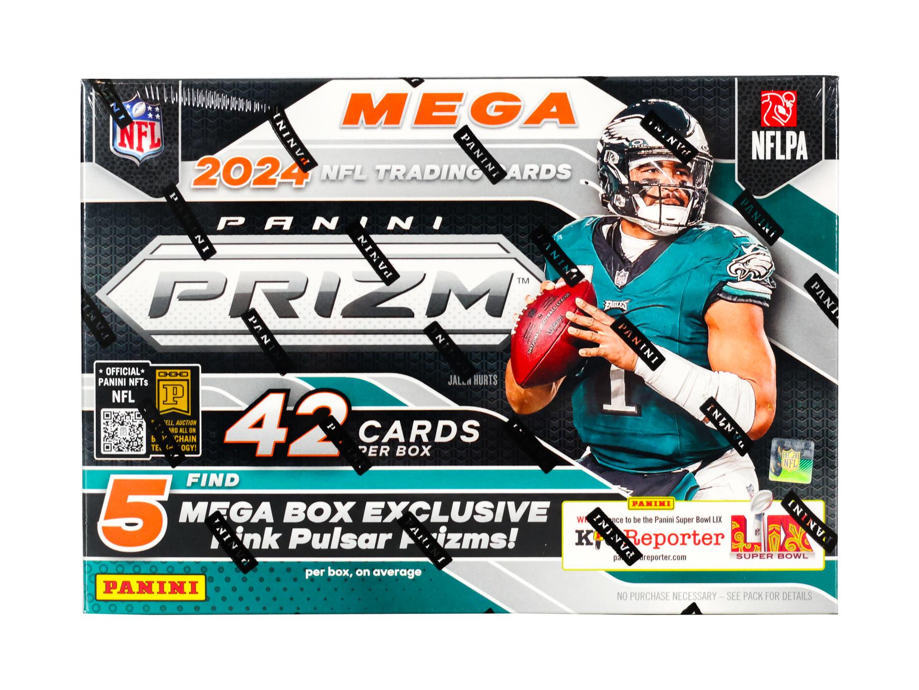 2024 Panini Prizm Football Mega Box (Pink Pulsar Prizms!) | DA Card World