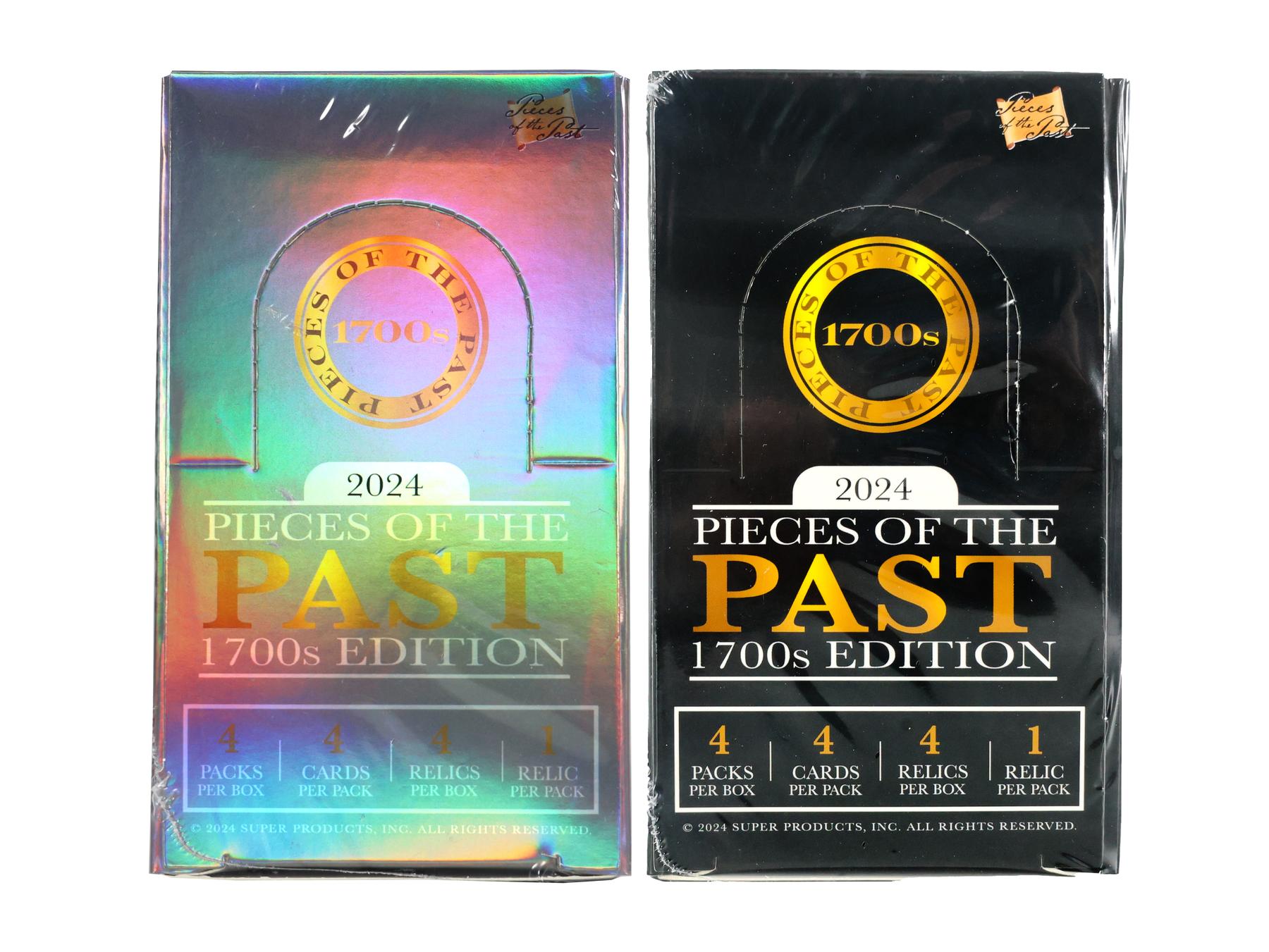 Pieces of the Past 1700s Edition Hobby Box (Keepsake Trading Cards 2024 ...