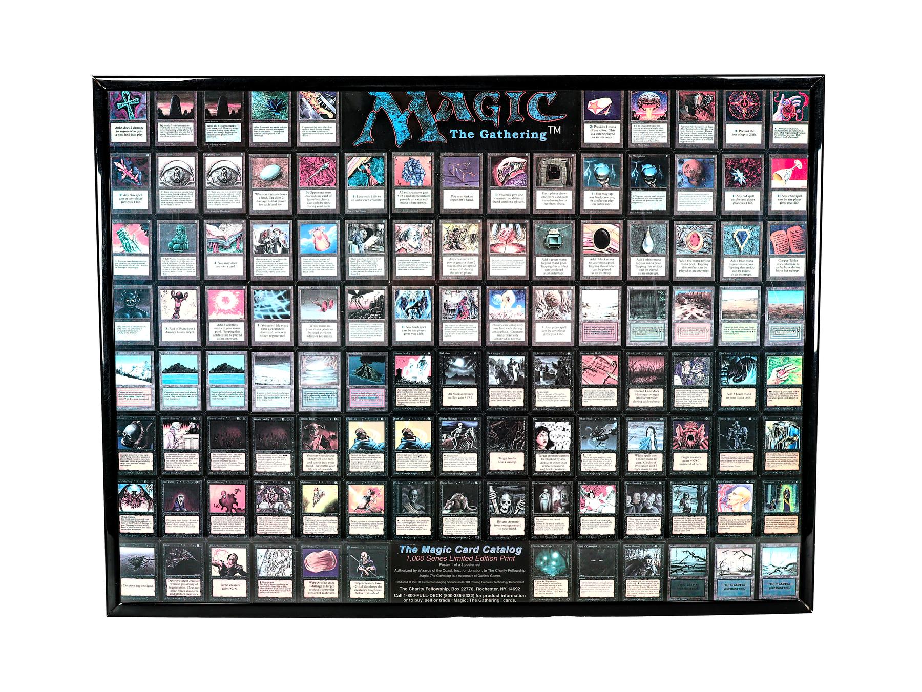 Magic the Gathering Charity Fellowship Memorabilia Alpha Beta 1,000 ...