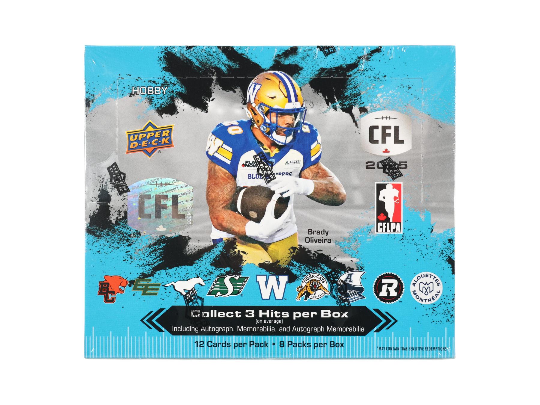 2025 Upper Deck CFL Canadian Football League Hobby Box | DA Card World