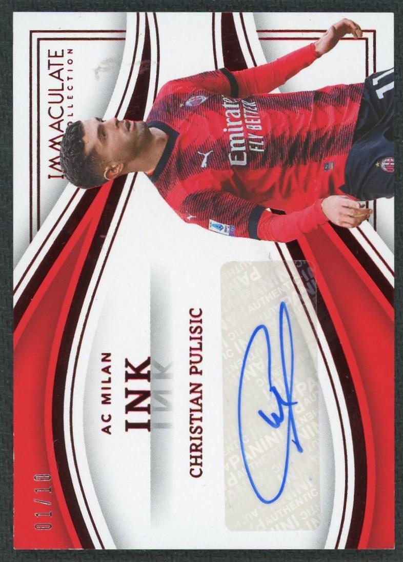 2023-24 Panini Immaculate Christian Pulisic Ink Auto Ruby /10 | DA Card ...