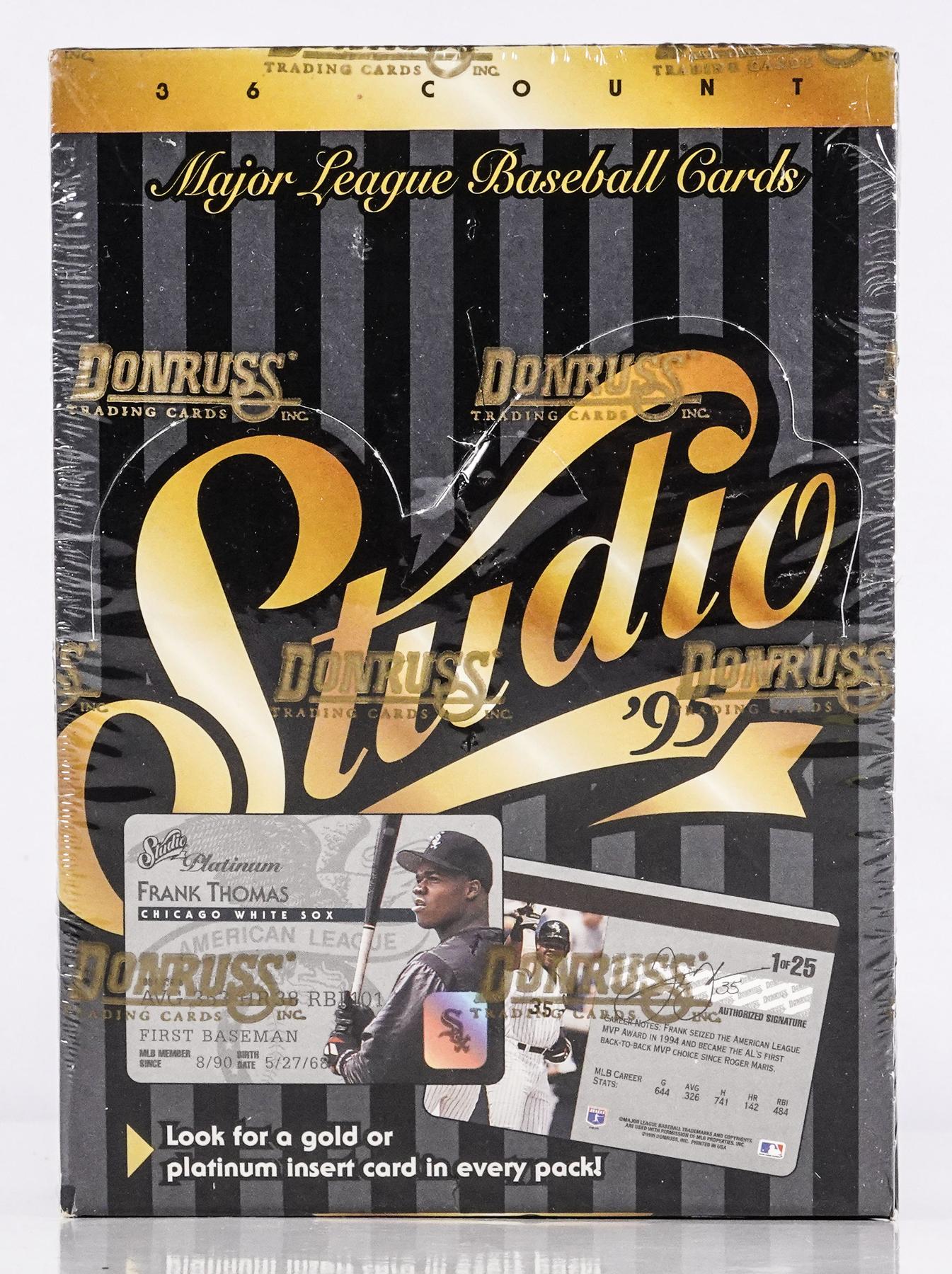 1995 Donruss Studio Baseball Box | DA Card World