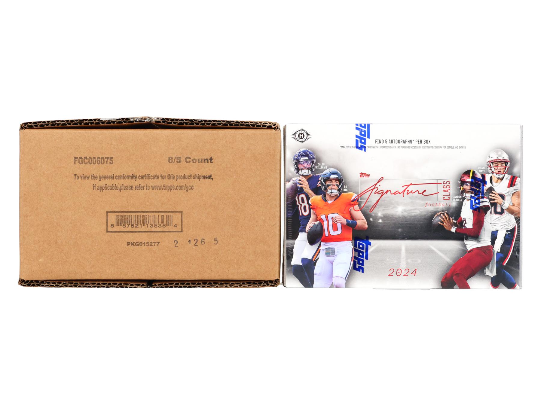 2024 Topps Signature Class Football Hobby 6-Box Case | DA Card World