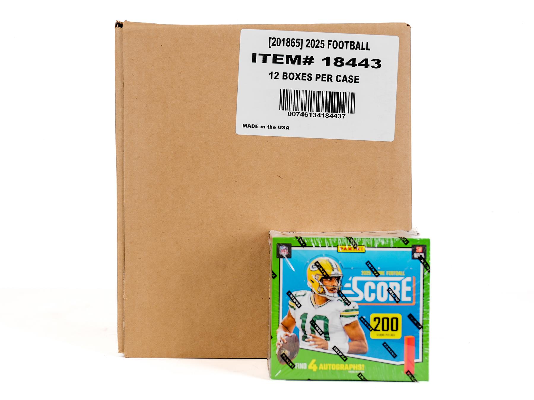 2025 Panini Score Football Hobby 12-Box Case | DA Card World