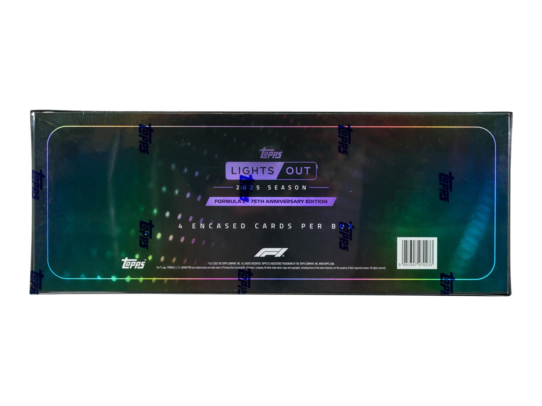 2025 Topps Lights Out Formula 1 F1 75th Anniversary Edition Box | DA ...