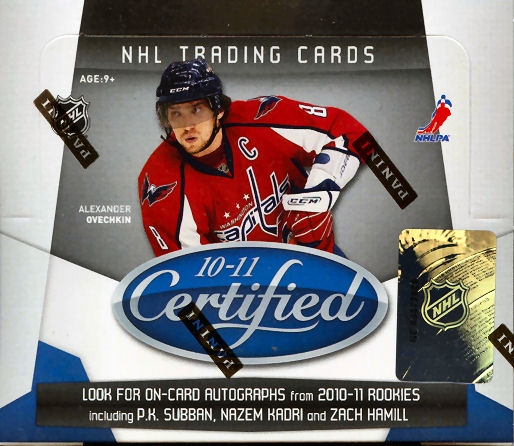2010/11 Panini Certified Hockey Hobby Box | DA Card World