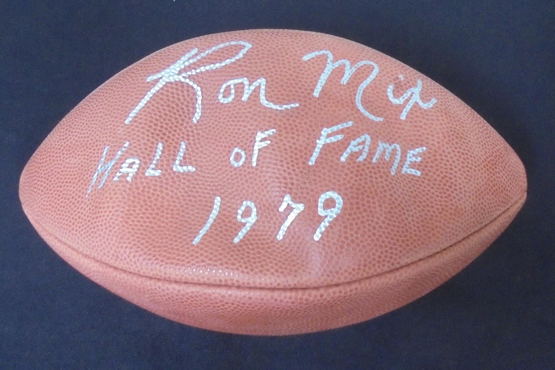 Ron Mix Autographed NFL Game Football JSA CE31061 (Reed Buy) | DA Card ...