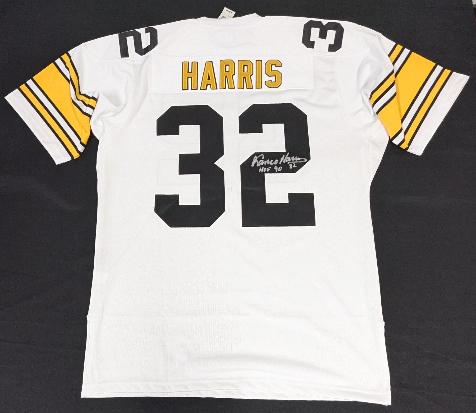 Franco Harris Pittsburgh Steelers Autographed Authentic Jersey JSA ...
