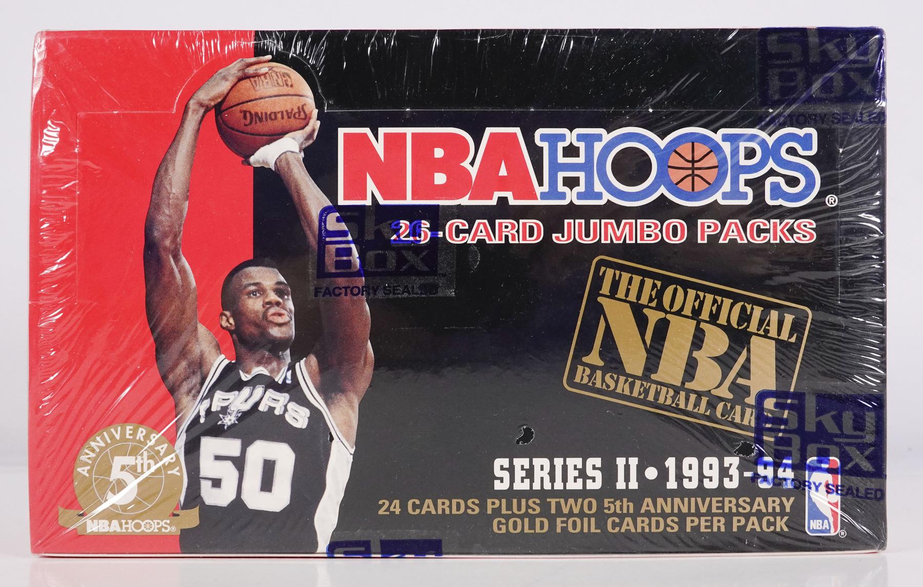 1993/94 Hoops Series 2 Basketball Jumbo Box | DA Card World