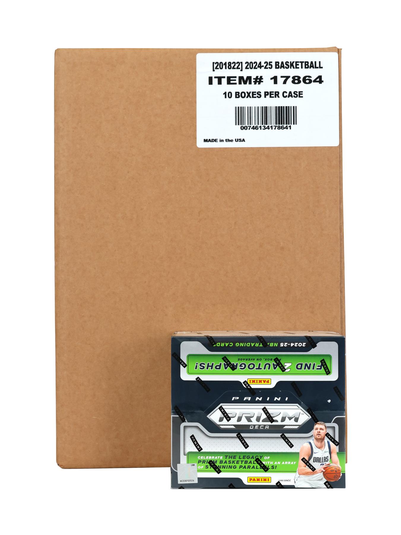 2024/25 Panini Prizm Deca Basketball Hobby 10-Box Case | DA Card World