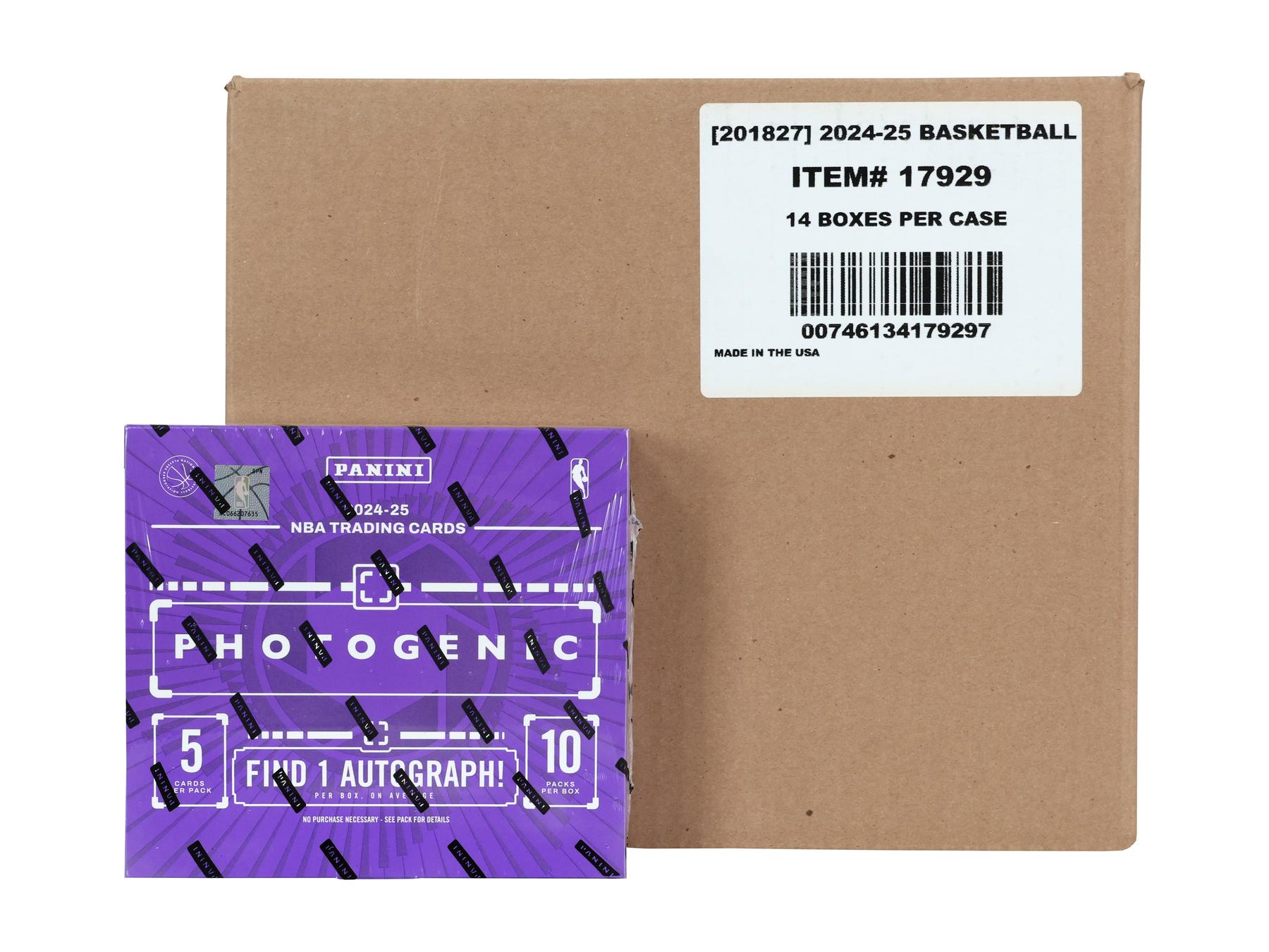 2024/25 Panini Photogenic Basketball Hobby 14-Box Case | DA Card World