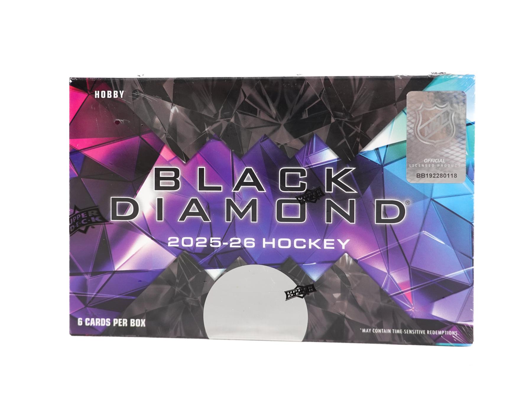 2025/26 Upper Deck Black Diamond Hockey Hobby Box | DA Card World