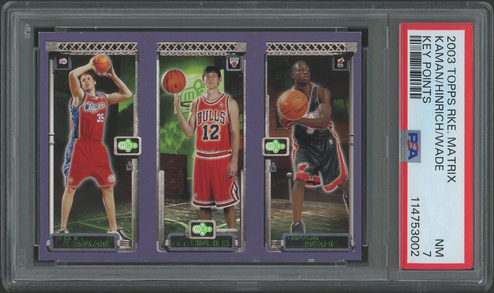 2003/04 Topps Rookie Matrix Basketball Chris Kaman Kirk Hinrich Dwyane ...