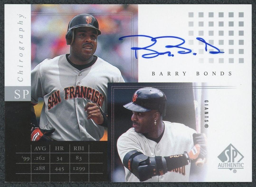 2000 Upper Deck SP Authentic Barry Bonds Chirography Auto | DA Card World