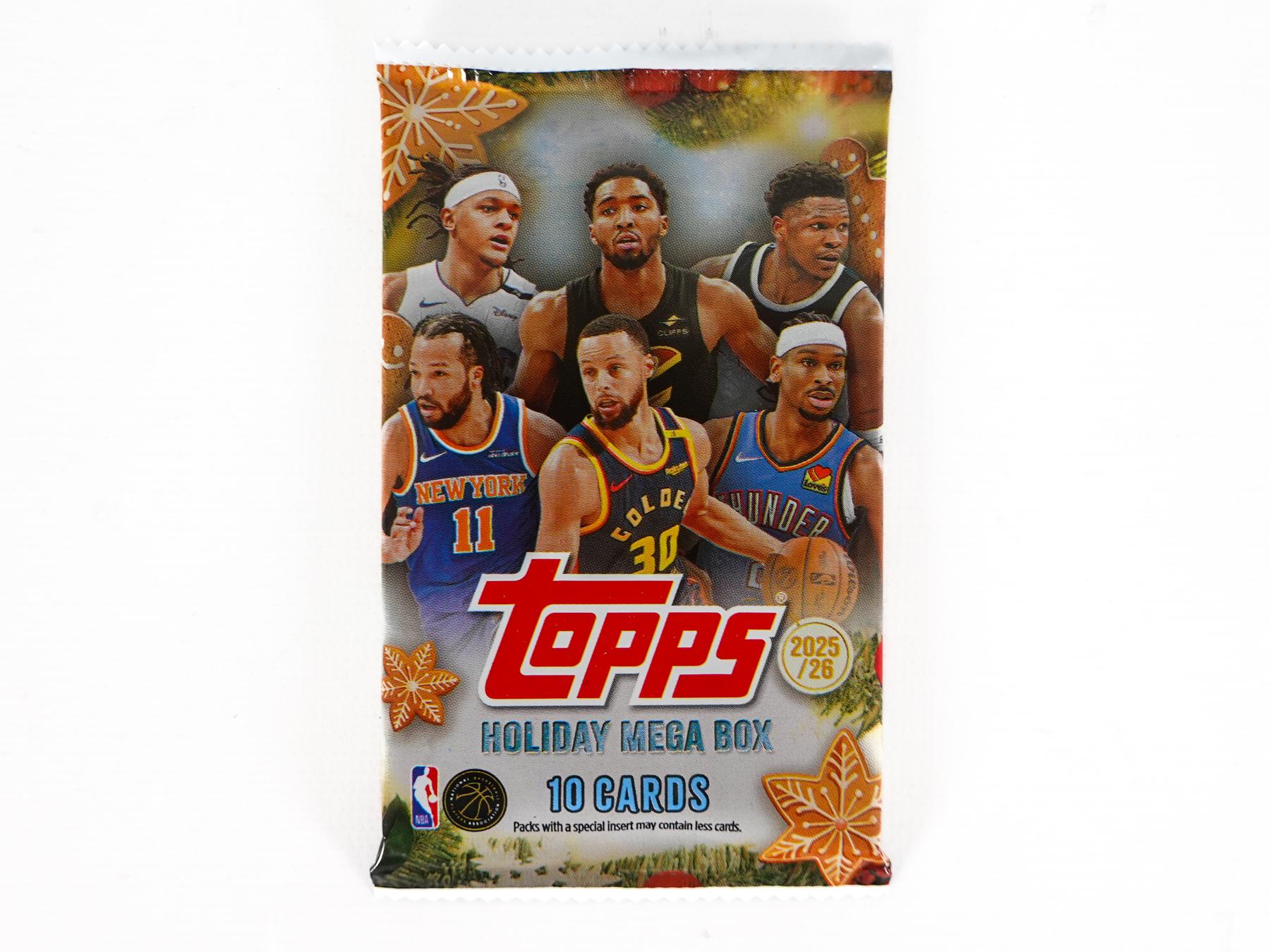 2025/26 Topps Holiday Basketball Mega Pack | DA Card World