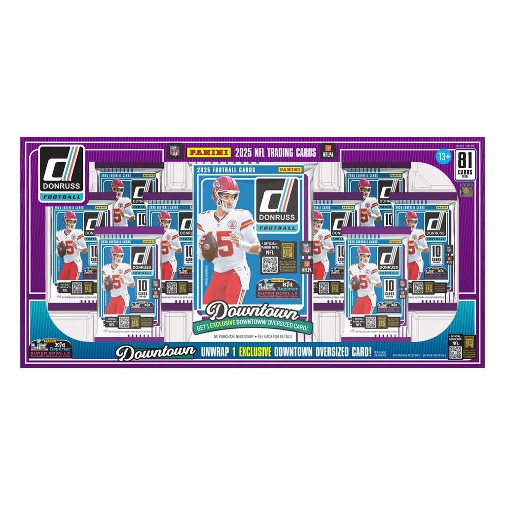 2025 Panini Donruss Football Bundle Box (Oversized Downtown Card!) | DA ...