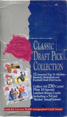1991 Classic Draft Pick Collection Hobby Box (Four Sport) | DA Card World