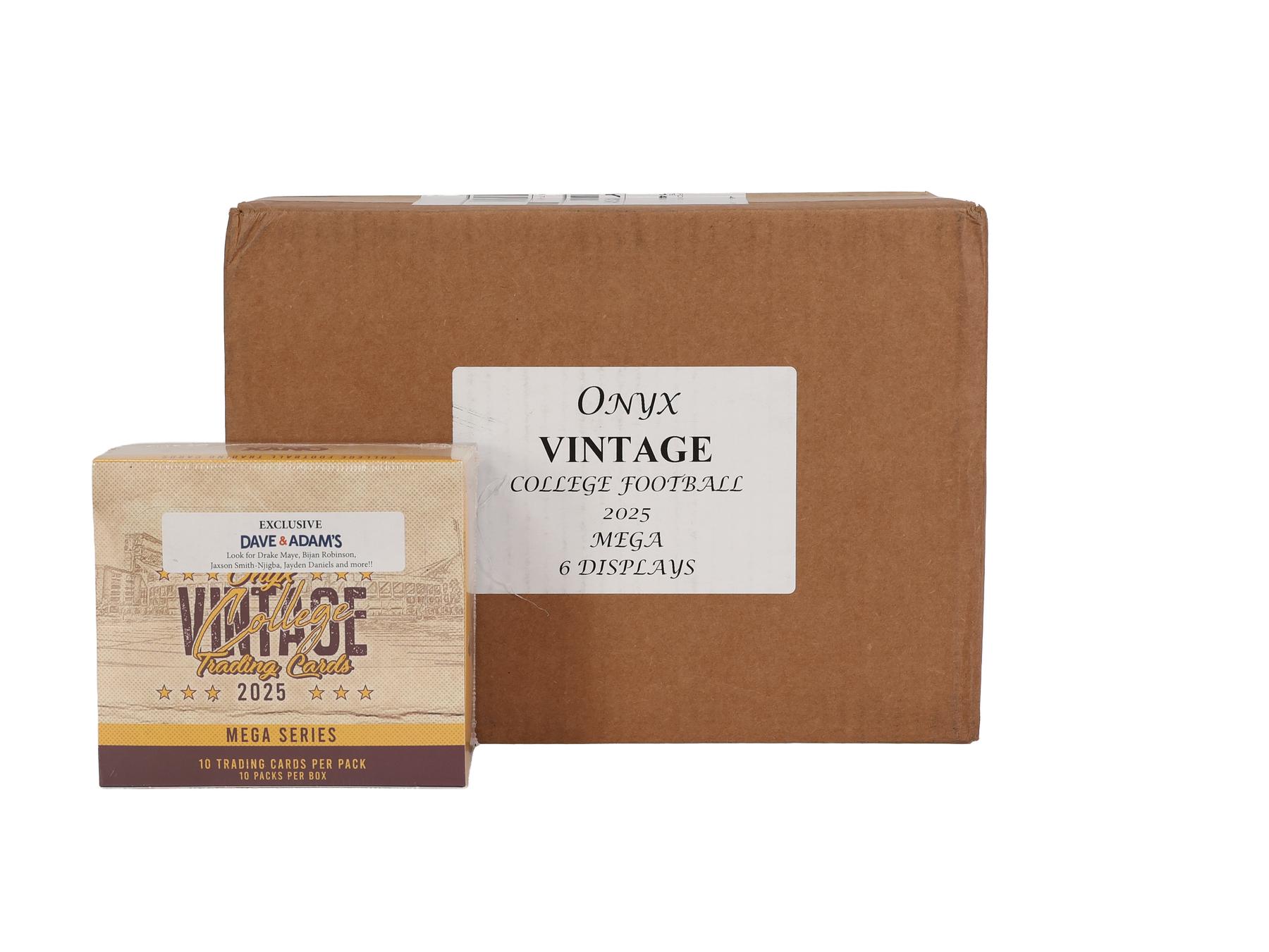 2025 Onyx Vintage College Football Mega 6-Box Case | DA Card World
