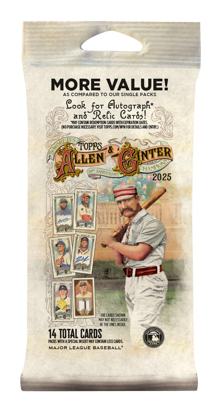2025 Topps Allen & Ginter Baseball Jumbo Value Pack Case (108 Ct.) | DA ...