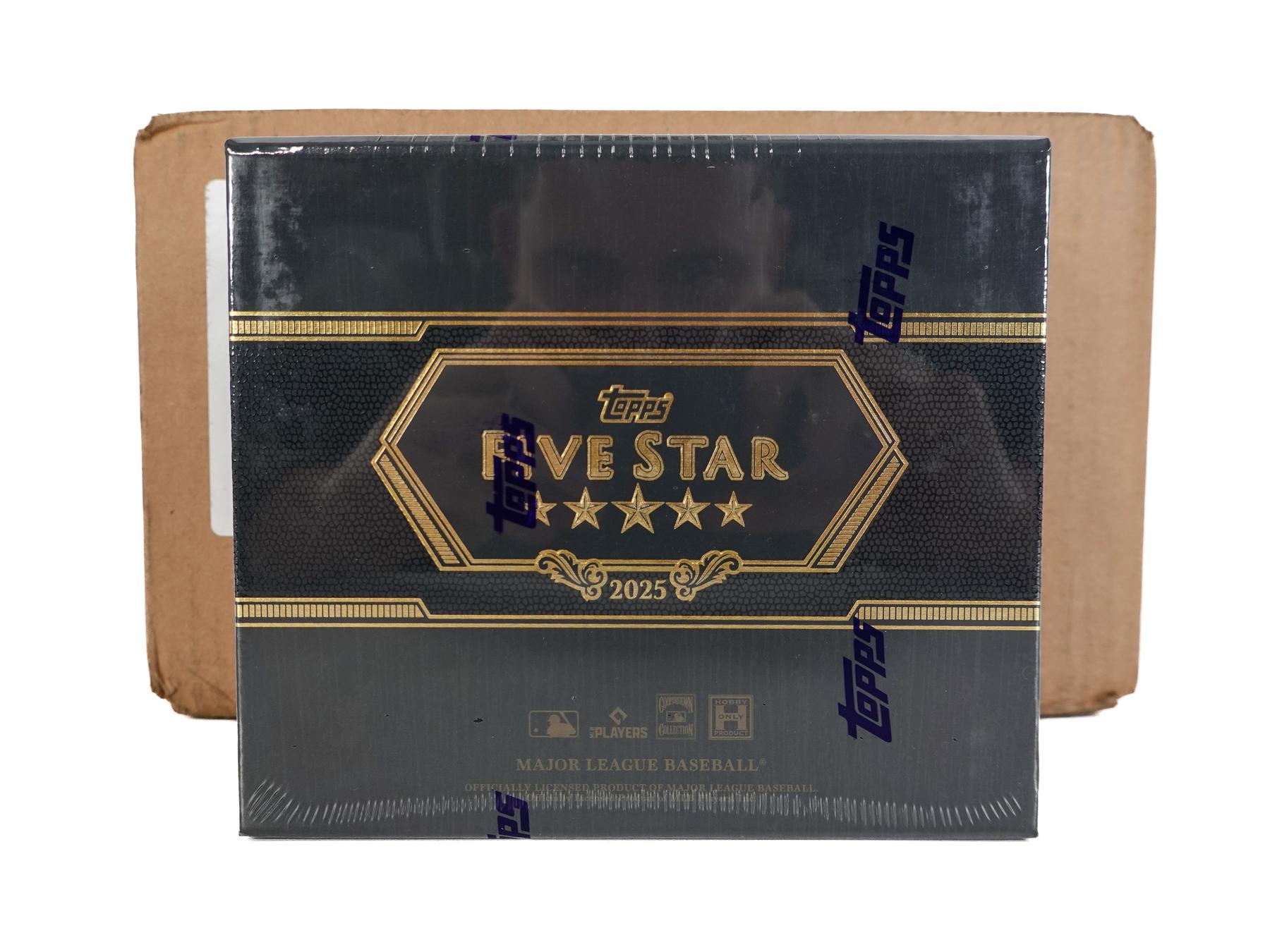 2025 Topps Five Star Baseball Hobby 3-Box Case | DA Card World