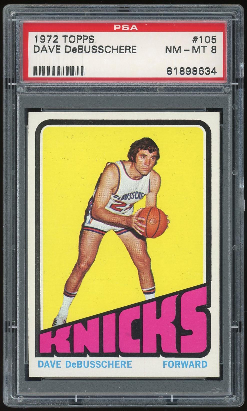 1972/73 Topps #105 Dave DeBusschere PSA 8 *8634 (Reed Buy) | DA Card World