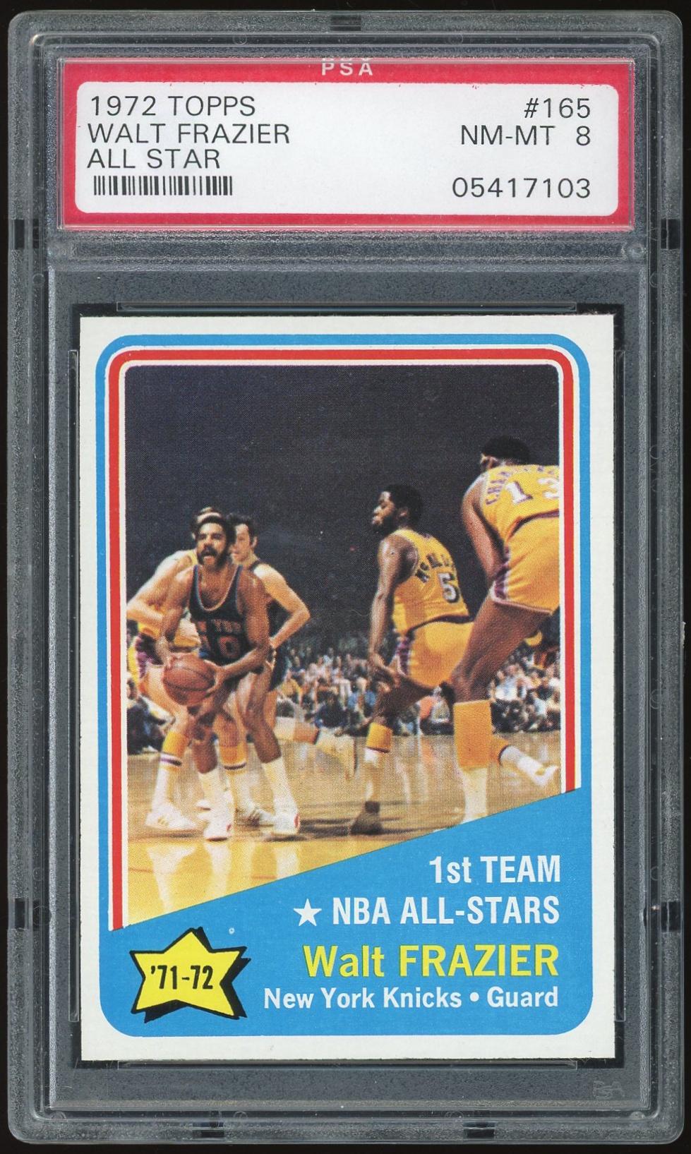 1972/73 Topps #165 Walt Frazier AS PSA 8 *7103 (Reed Buy) | DA Card World