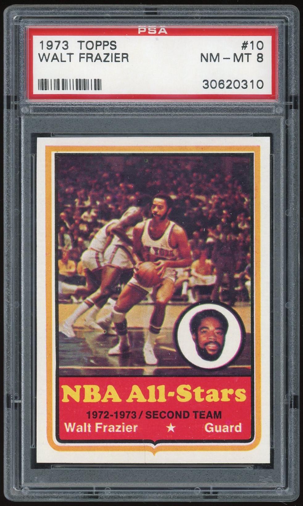 1973/74 Topps #10 Walt Frazier AS PSA 8 *0310 (Reed Buy) | DA Card World