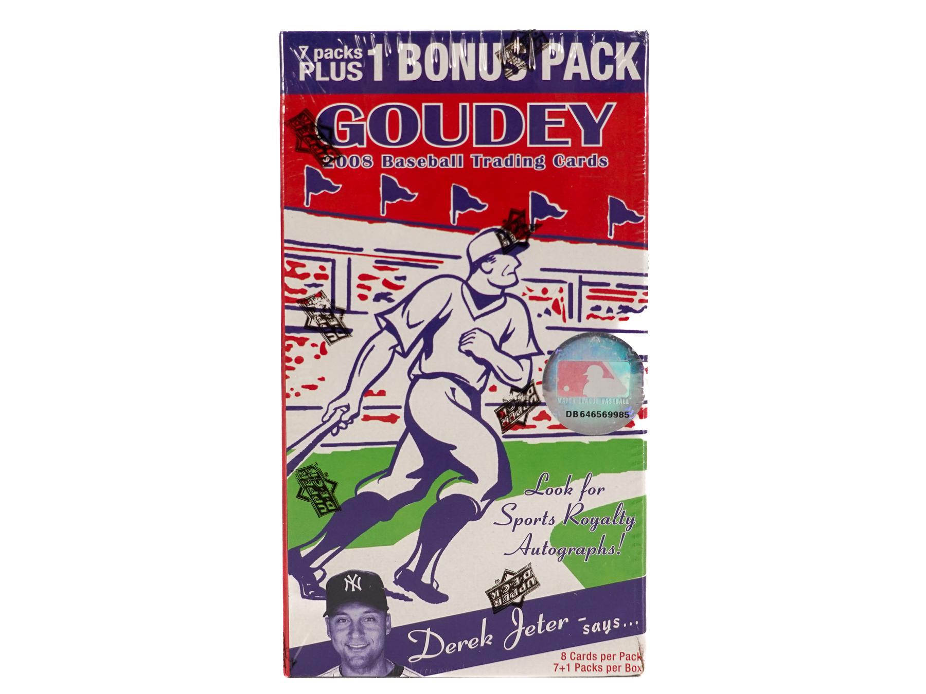 2008 Upper Deck Goudey Baseball 8-Pack Blaster Box | DA Card World