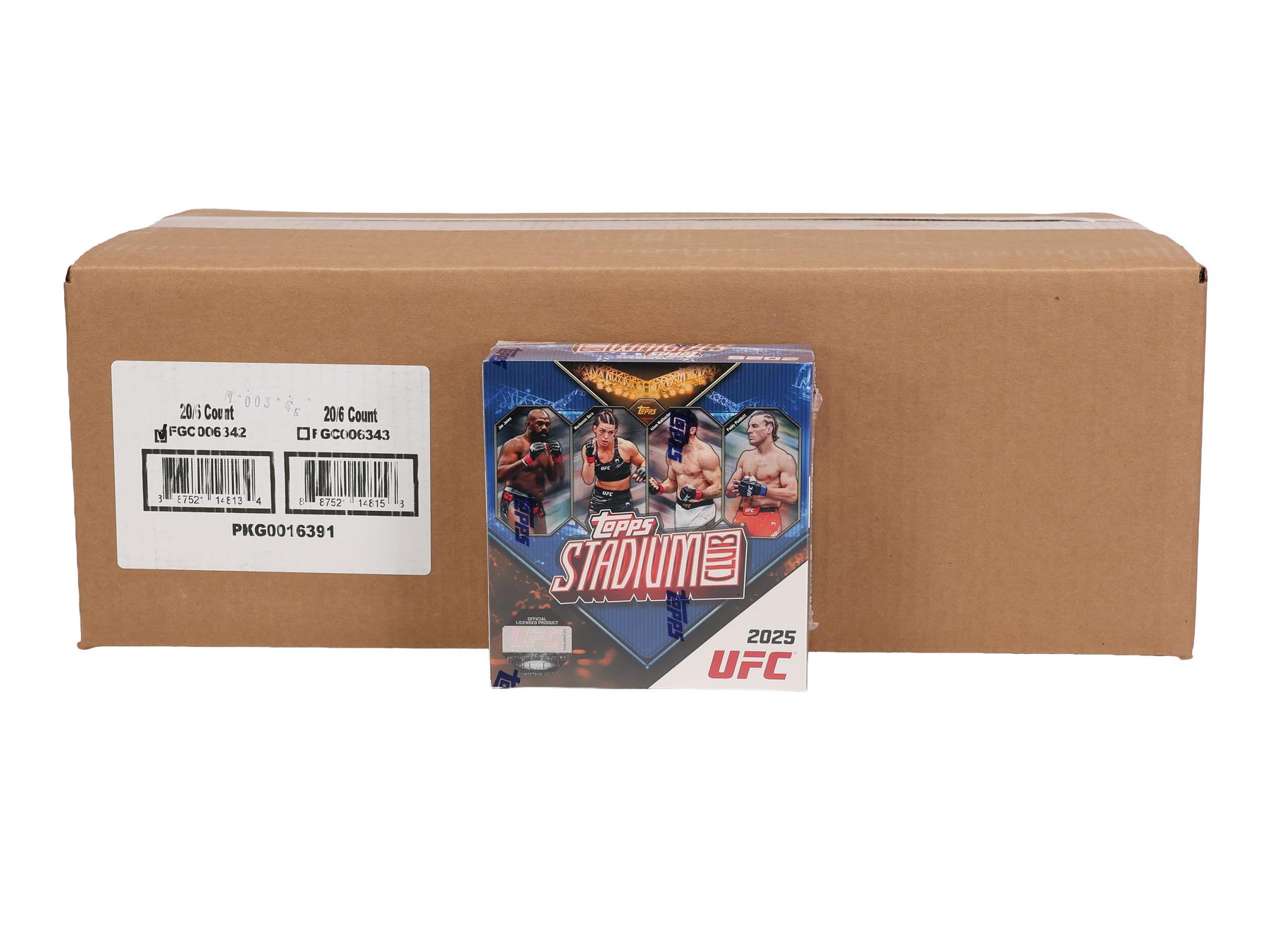 2025 Topps Stadium Club UFC Mega 20-Box Case | DA Card World