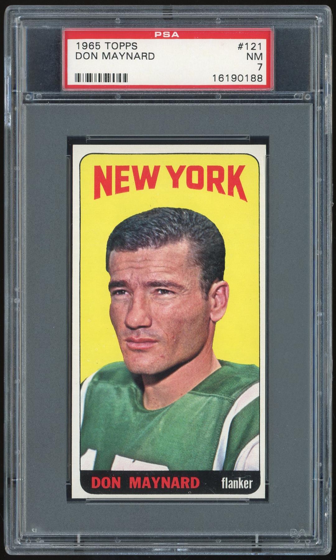 1965 Topps #121 Don Maynard PSA 7 *0188 (Reed Buy) | DA Card World