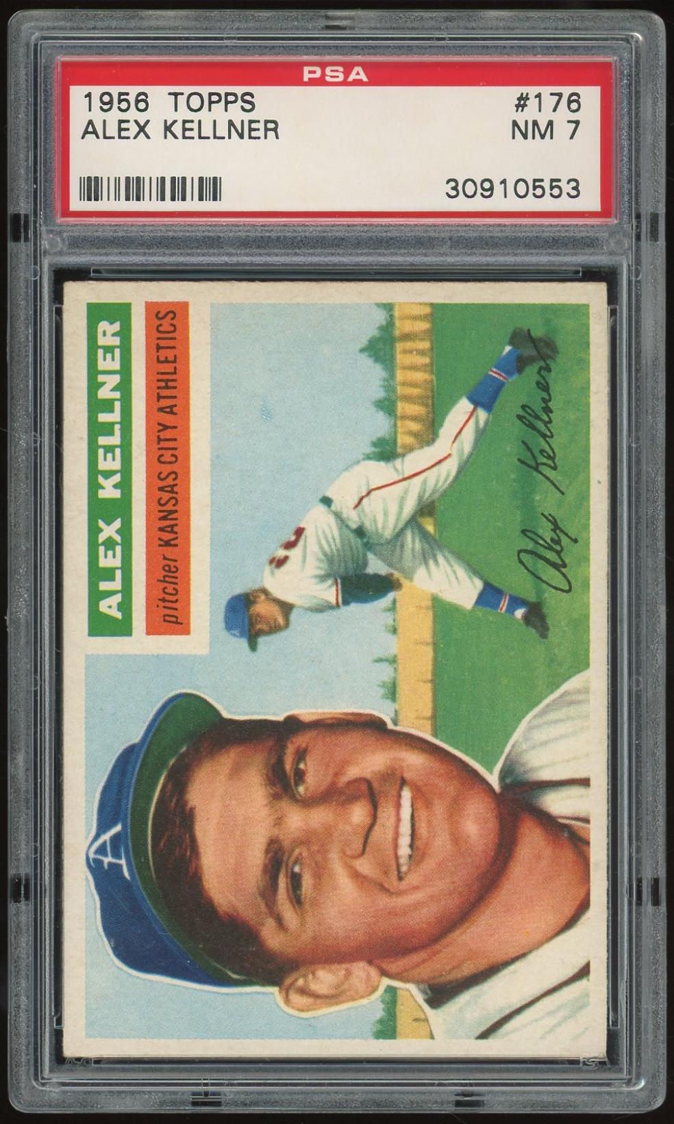 1956 Topps #176 Alex Kellner GB PSA 7 *0553 (Reed Buy) | DA Card World