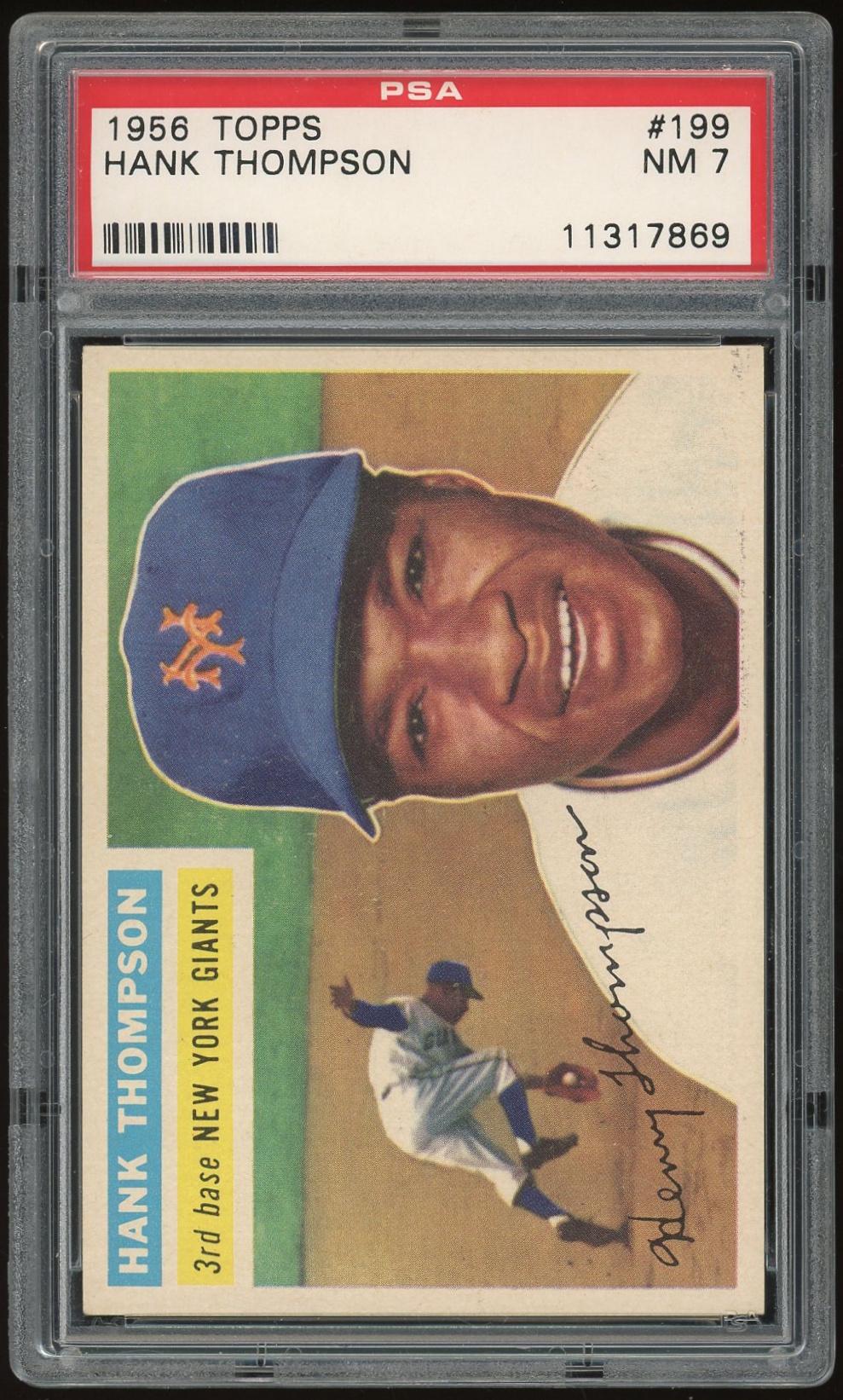 1956 Topps #199 Hank Thompson PSA 7 *7869 (Reed Buy) | DA Card World