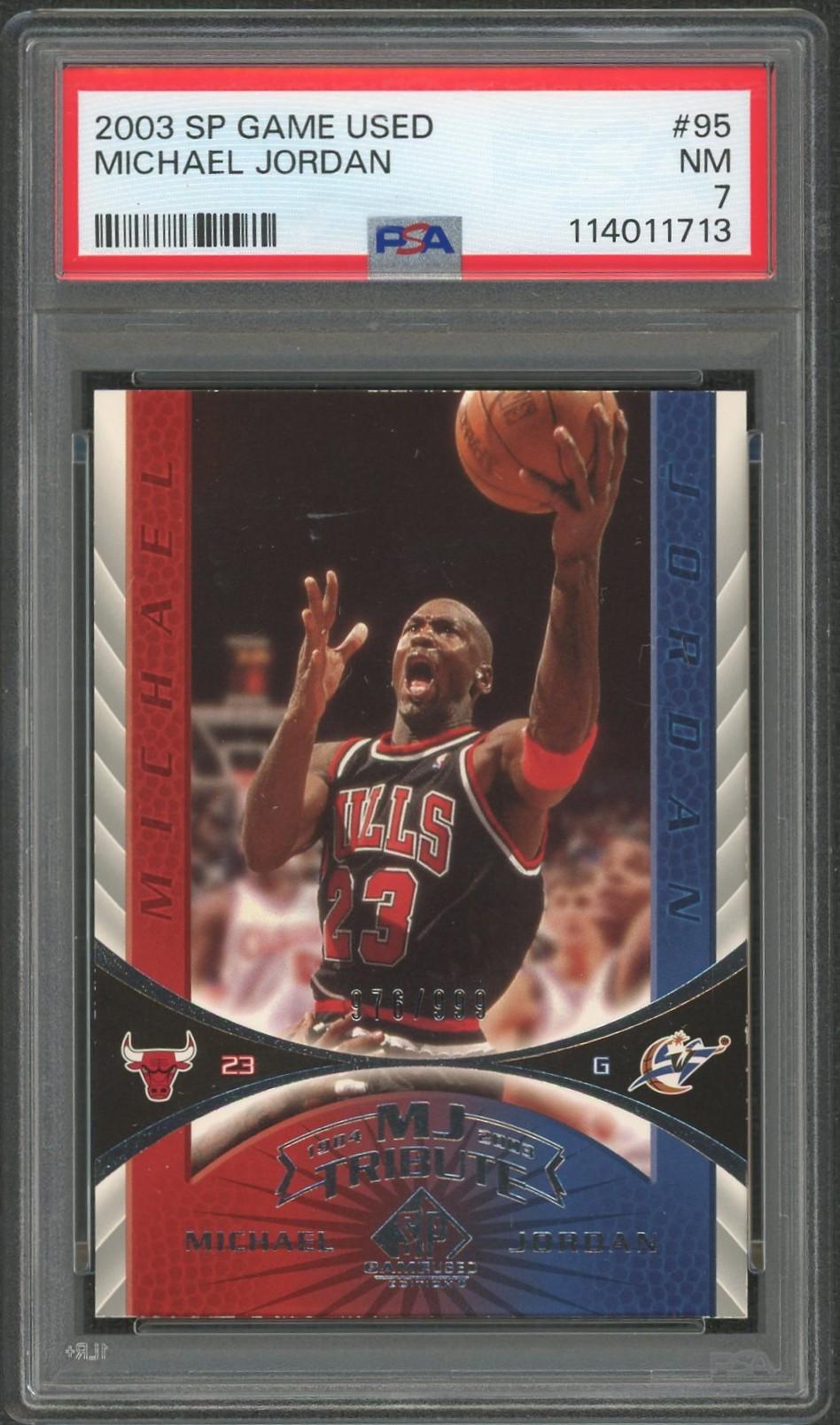 2003/04 SP Game Used Michael Jordan #95 /999 PSA 7 | DA Card World