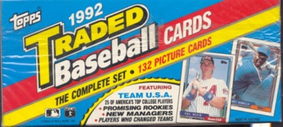 1992 Topps Traded & Rookies Baseball Retail Set | DA Card World