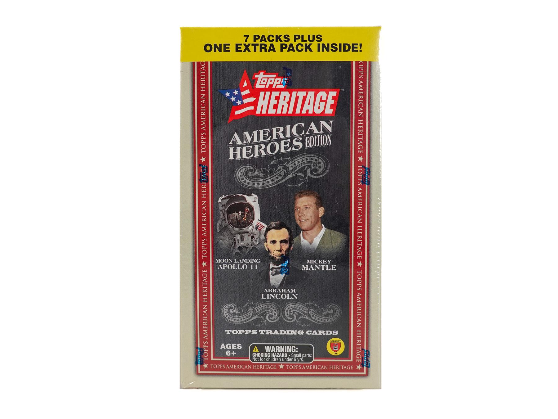 2009 Topps Heritage American Heroes Ed. Baseball 8-Pack Blaster Box ...