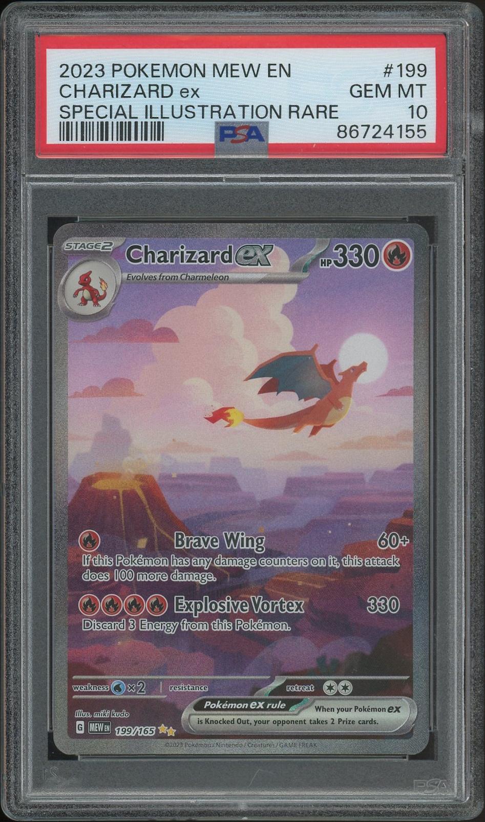 Pokemon SV151 Charizard ex 199/165 PSA 10 GEM MINT | DA Card World