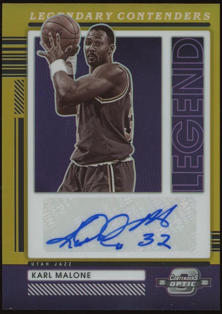 2021/22 Contenders Optic Legendary Contenders Autographs Gold #LCAKML ...