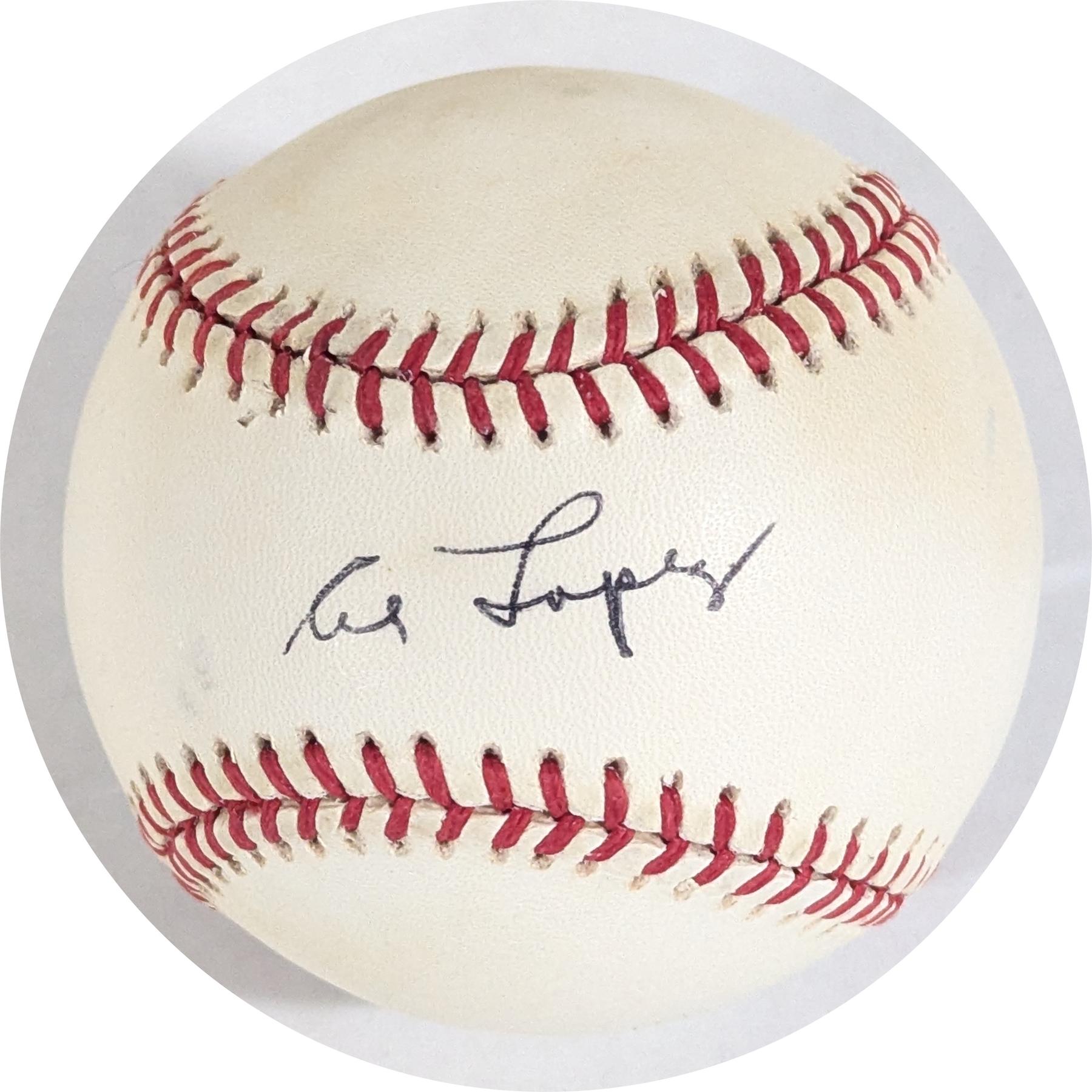 Al Lopez Autographed AL Brown Baseball JSA CK18232 (Reed Buy) | DA Card ...