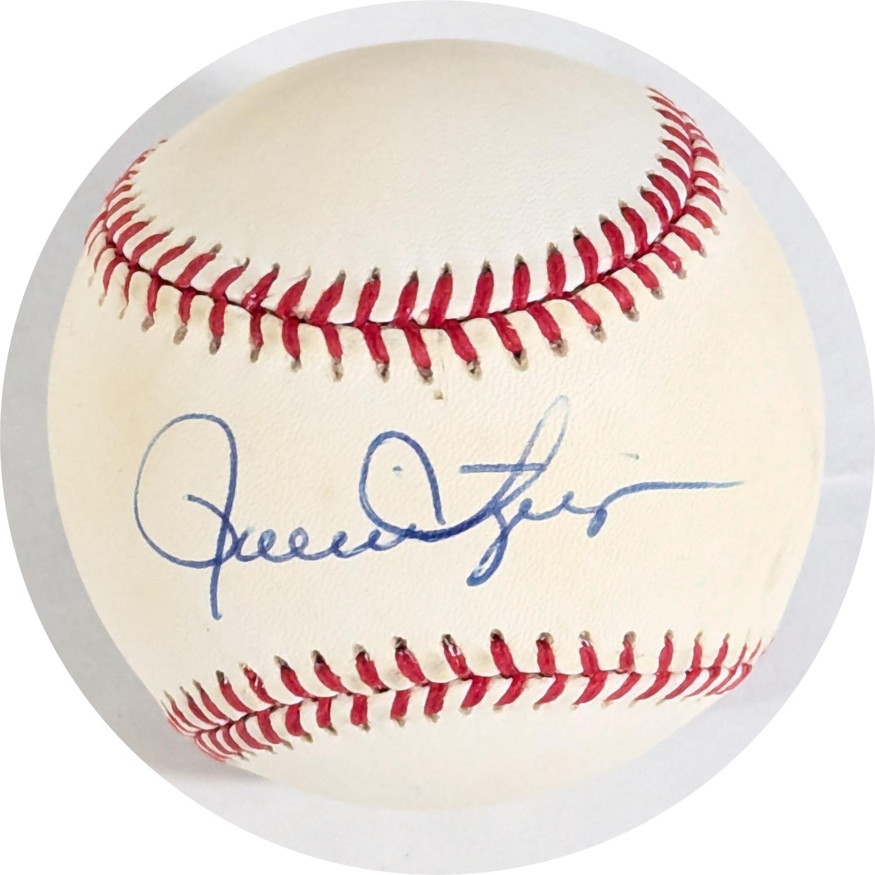 Rollie Fingers Autographed AL Brown Baseball JSA CK18260 (Reed Buy ...