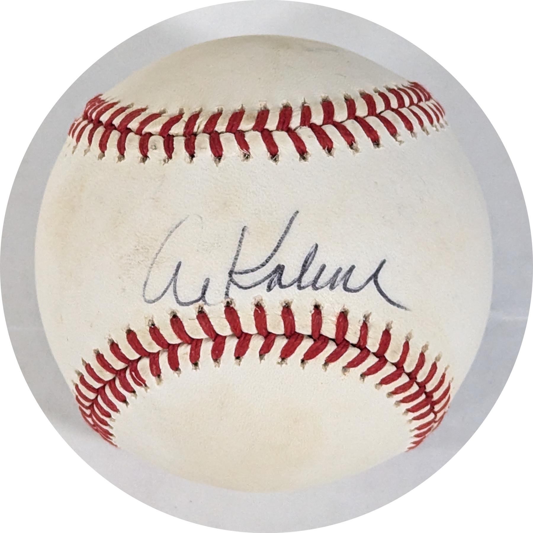 Al Kaline Autographed AL Brown Baseball JSA CK18286 (Reed Buy) | DA ...