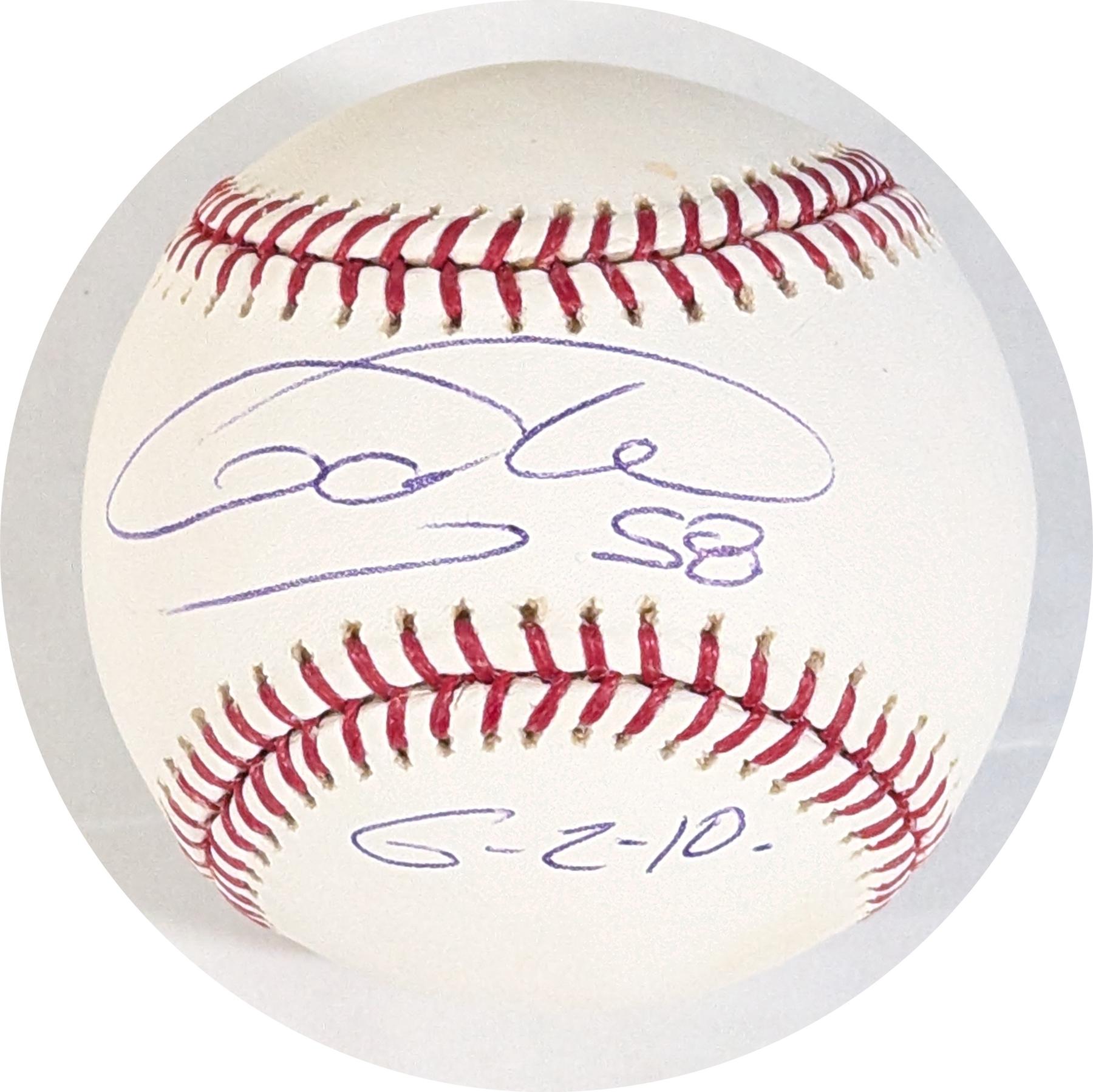 Armando Galarraga Autographed OML Selig Baseball (58)(6-2-10) JSA ...