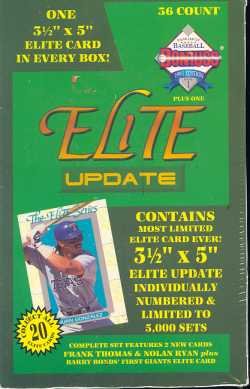 1993 Donruss Elite Update Baseball Hobby Box | Da Card World