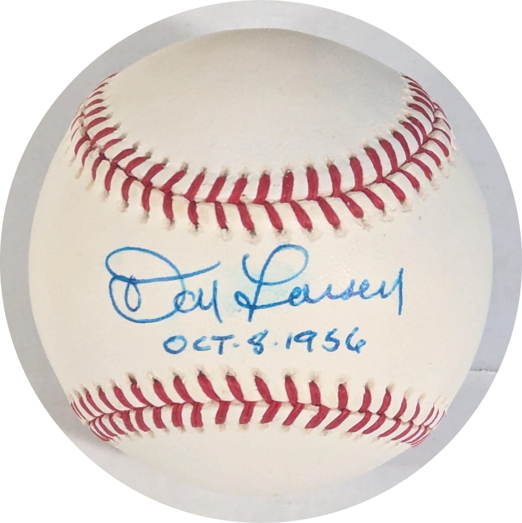 Don Larsen Autographed AL Brown Baseball (Oct-8-1956) JSA CK72925 (Reed ...
