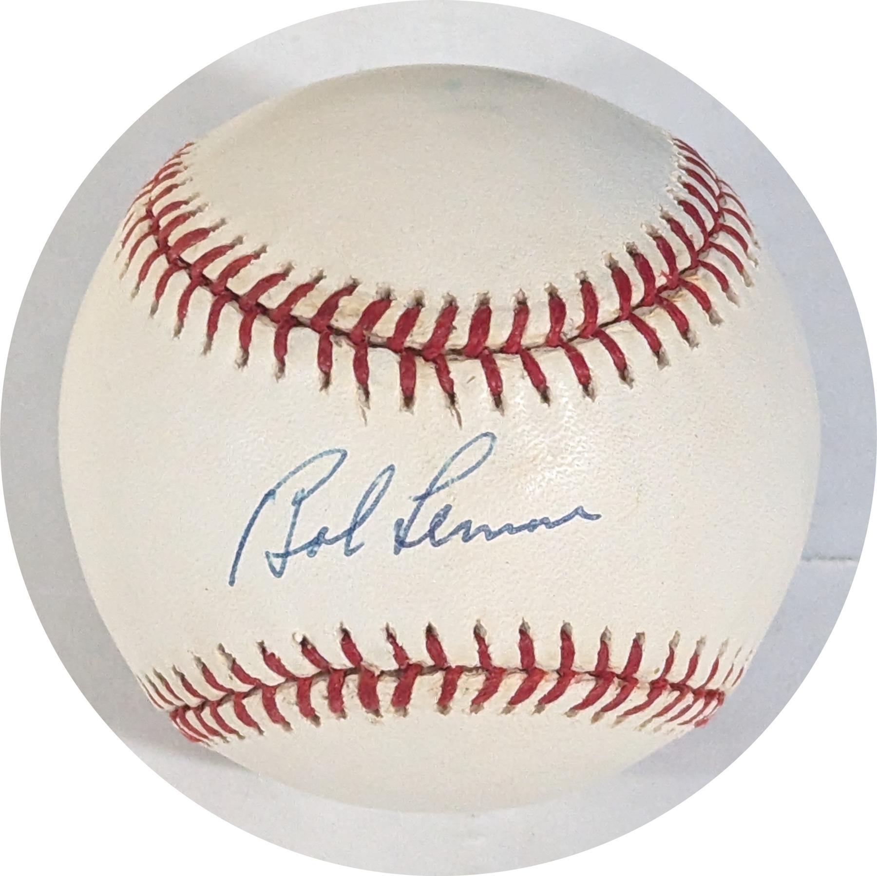Bob Lemon Autographed AL Brown Baseball JSA CK72942 (Reed Buy) | DA ...