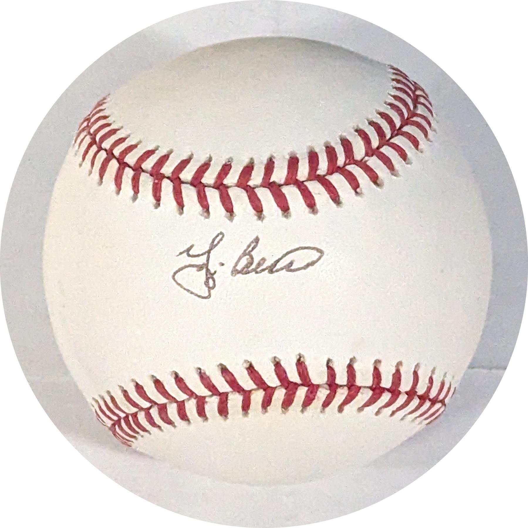 Yogi Berra Autographed AL Brown Baseball JSA CK72934 (Reed Buy) | DA ...