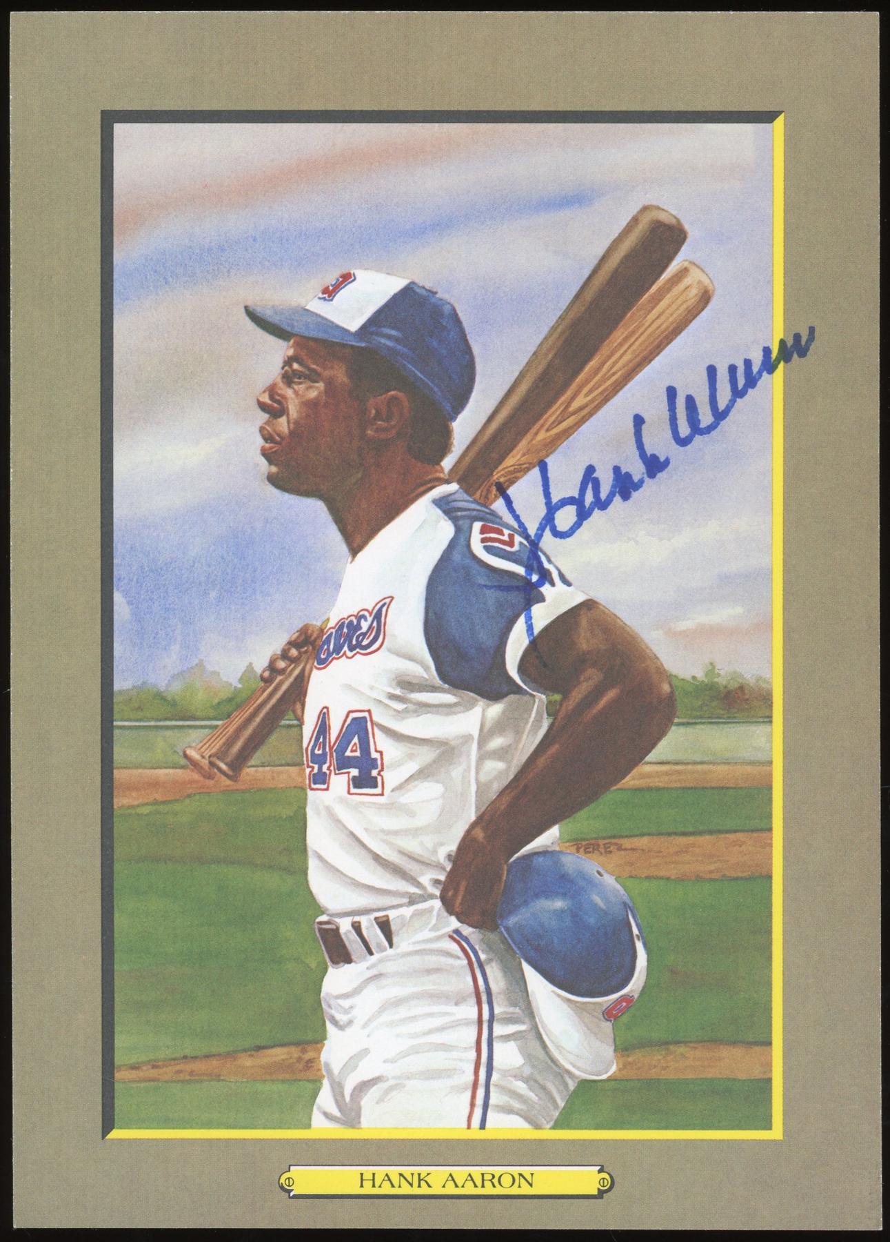 Hank Aaron Autographed Perez-Steele Great Moments JSA CK72533 (Reed Buy ...