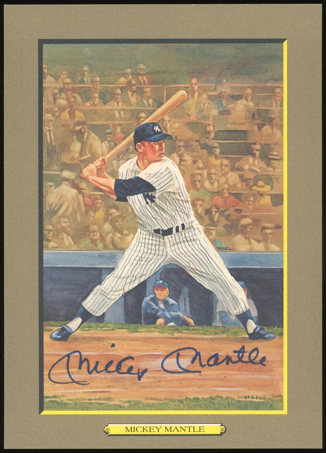 Mickey Mantle Autographed Perez Steele Great Moments JSA ZZ55424 (Reed ...
