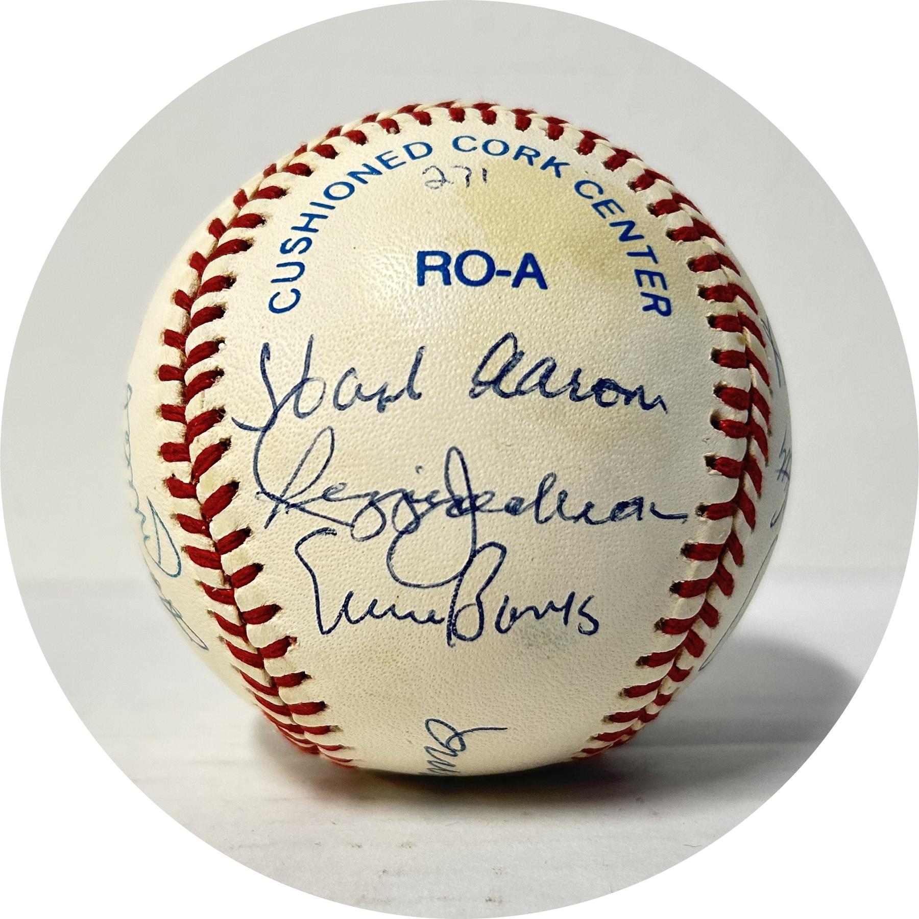 500 Home Run Club Autographed AL Brown Baseball (12 sigs) JSA YY03953 ...