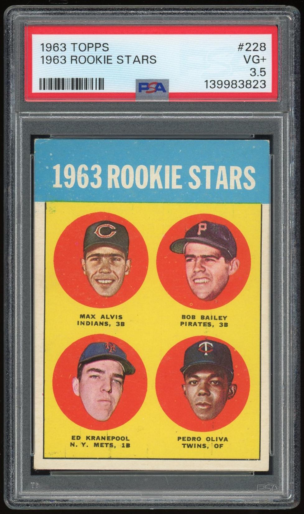 1963 Topps #228 Tony Oliva RC PSA 3.5 *3823 (Reed Buy) | DA Card World