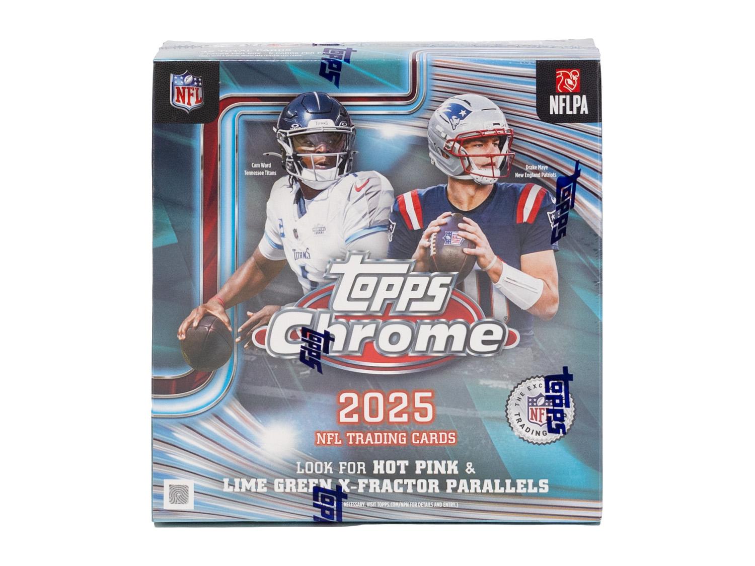 2025 Topps Chrome Football Mega Box | DA Card World